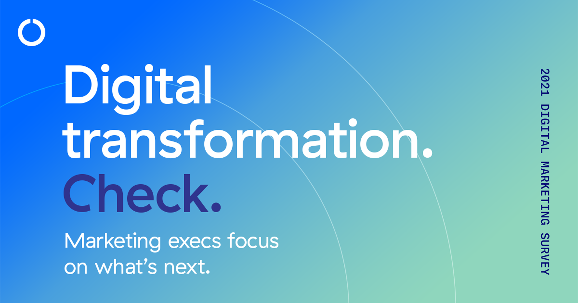 Digital transformation. Check. Marketing execs focus on what's next ...