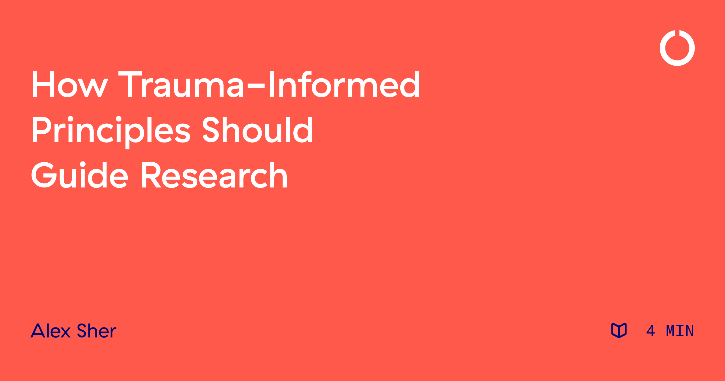 How Trauma-Informed Principles Should Guide Research | Insights ...