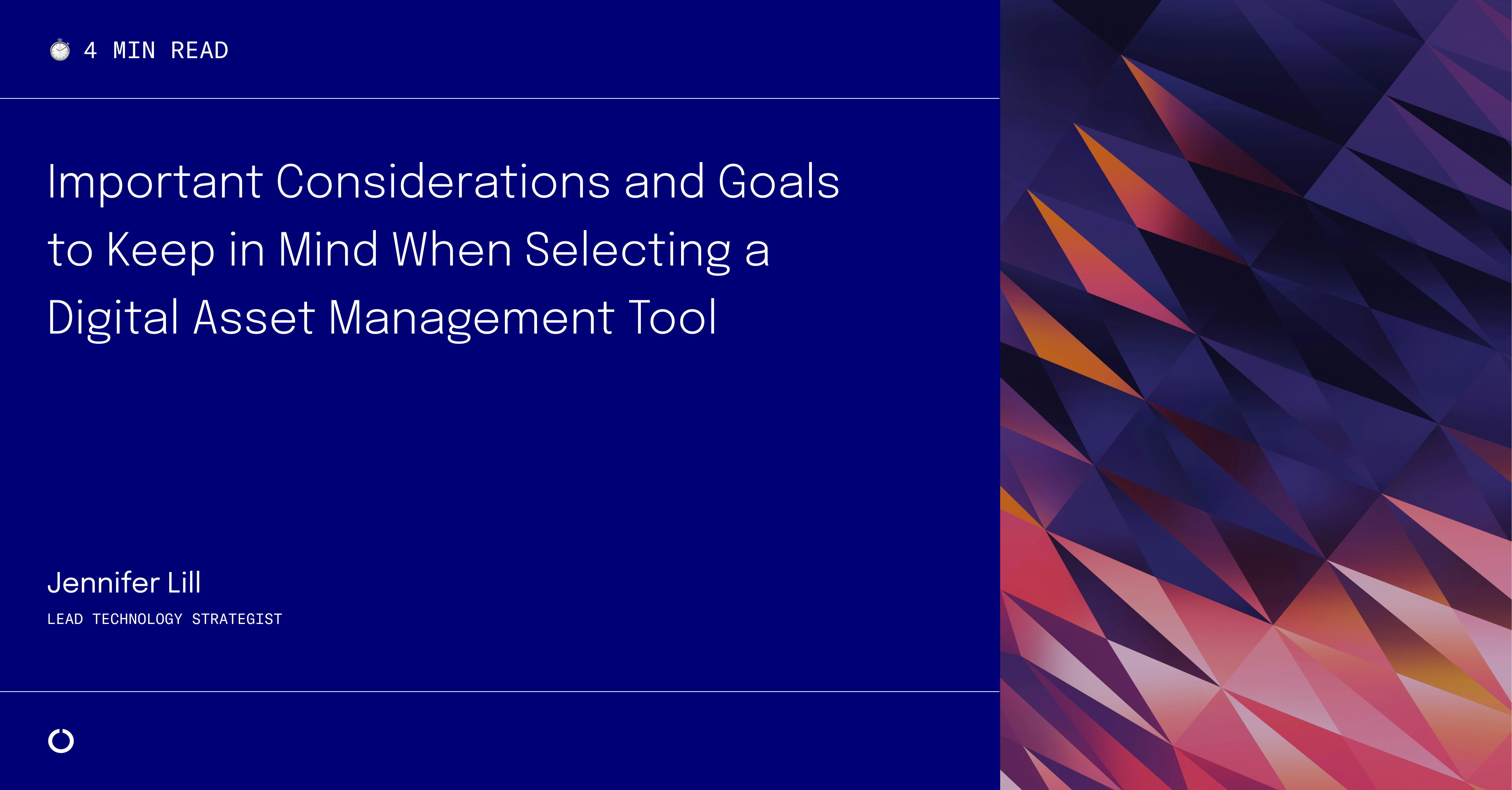Important Considerations and Goals to Keep in Mind When Selecting a ...