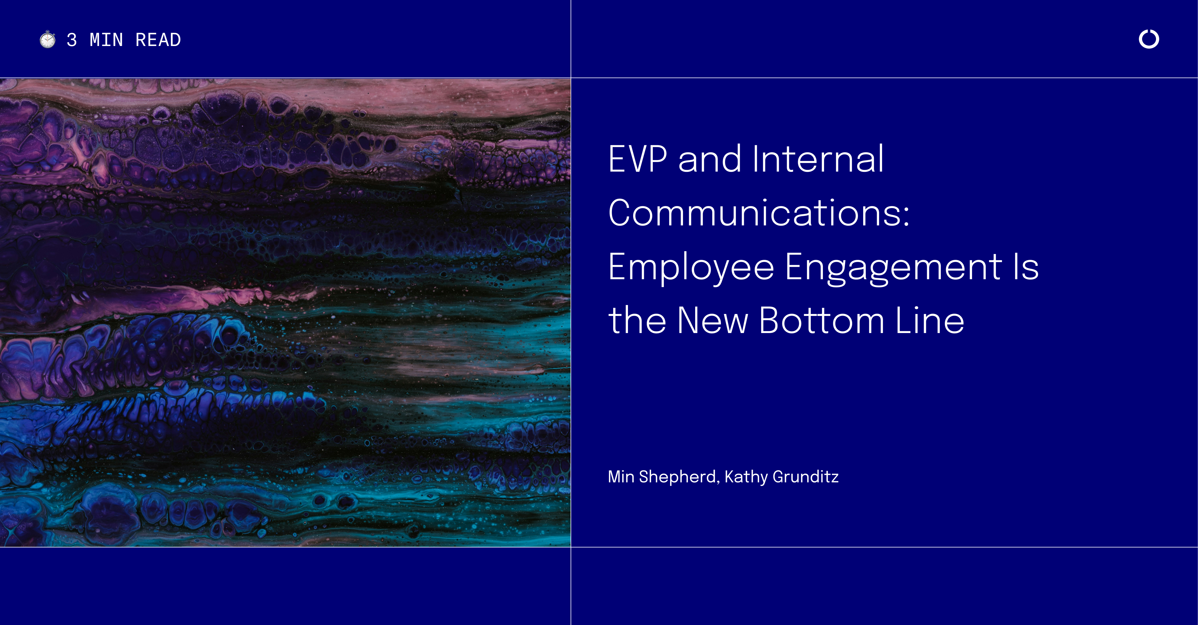 EVP and Internal Communications: Employee Engagement Is the New Bottom ...