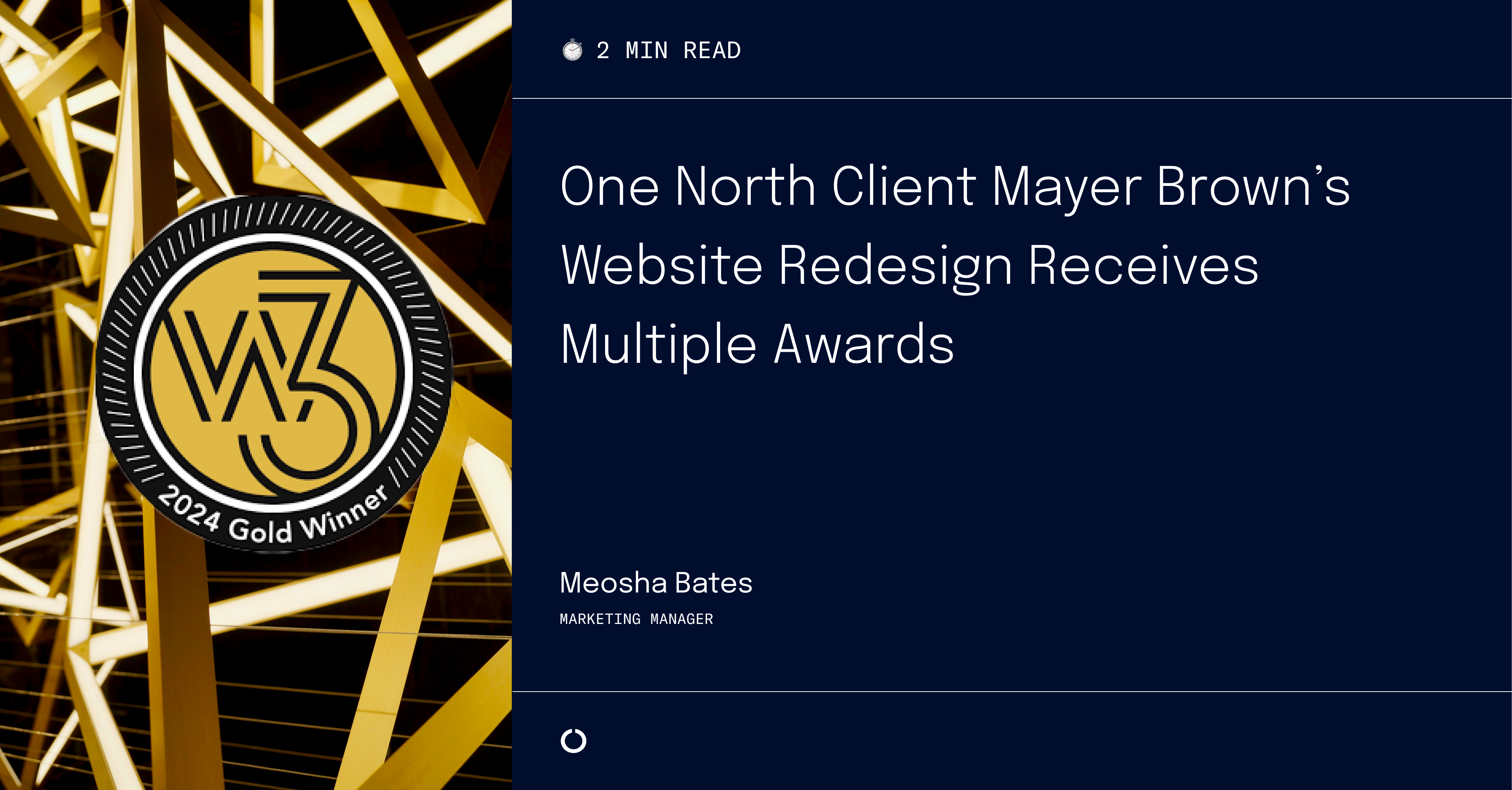 One North Client Mayer Brown’s Website Redesign Receives Multiple ...